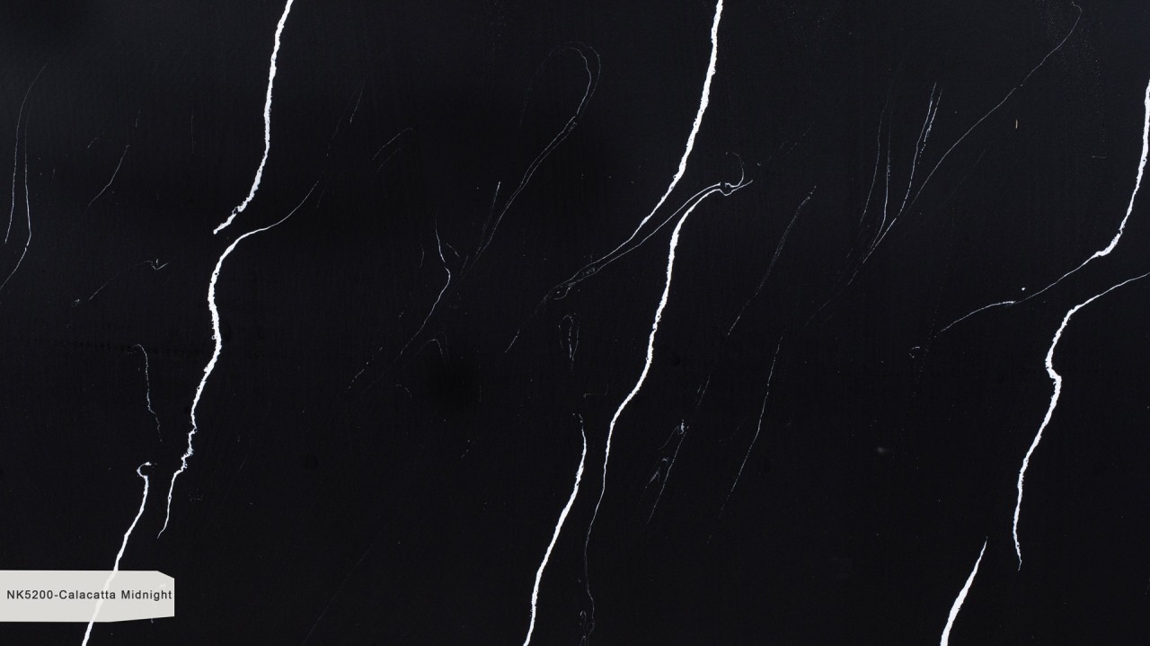 Акриловый камень NEOMARM NK 5200 Calacatta Midnight купить недорого в Казахстане | Цена в ...